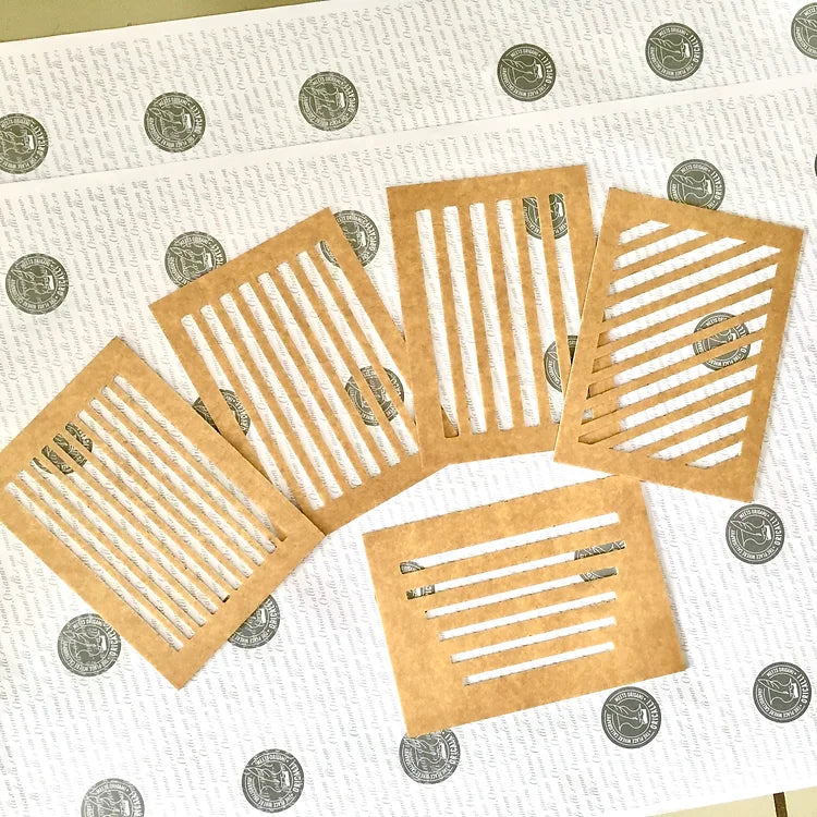 Compact stencil Sheets (Set of 5) – Oriandcalli