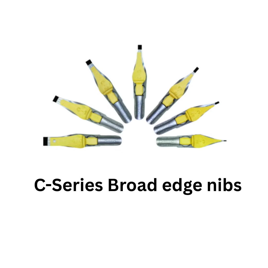speedball C-series Broad edge nibs – Oriandcalli