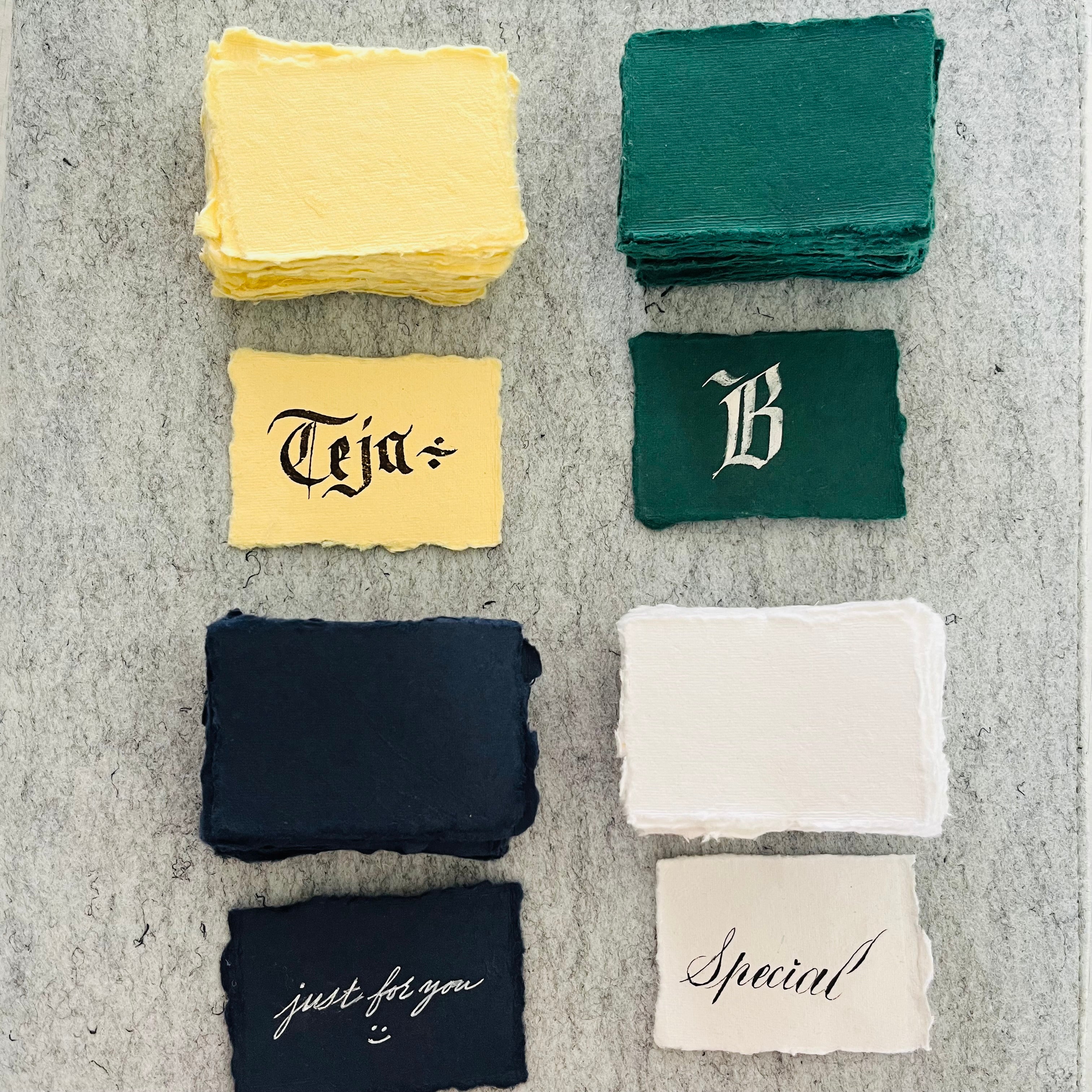 Deckled Edge papers (Handmade) – Oriandcalli